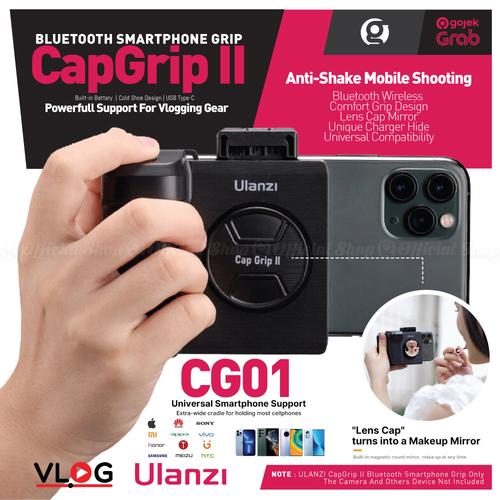 Promo ULANZI CG01 CapGrip ii Bluetooth Smartphone Handle Grip Mirror Shutter - Jakarta Barat - G ...