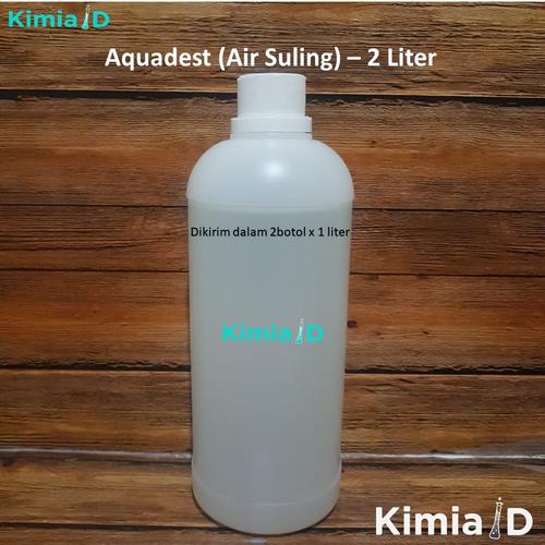 Jual Aquadest 2 Liter Air Suling Air Murni Air PH 7 PH 7 Water Air ...