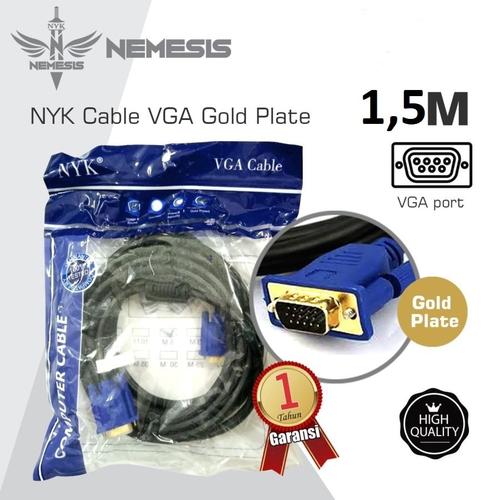 Jual KABEL VGA 1.5M HIGH QUALITY (GOLD PLATED) / VGA 1.5 METER - Jakarta Barat - Markas Komputer ...