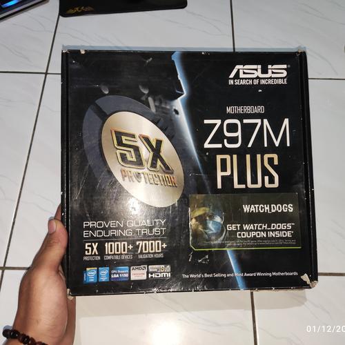 Jual Dus Box Motherboard ASUS z97m PLUS Lga 1150 ddr3 i3 i5 i7 - Kota ...