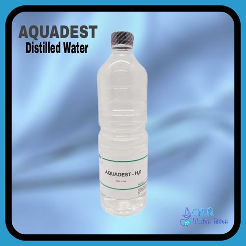 Jual Aquadest Distilled Water 1.5 Liter Air Suling / Aquades Akuades 1. ...