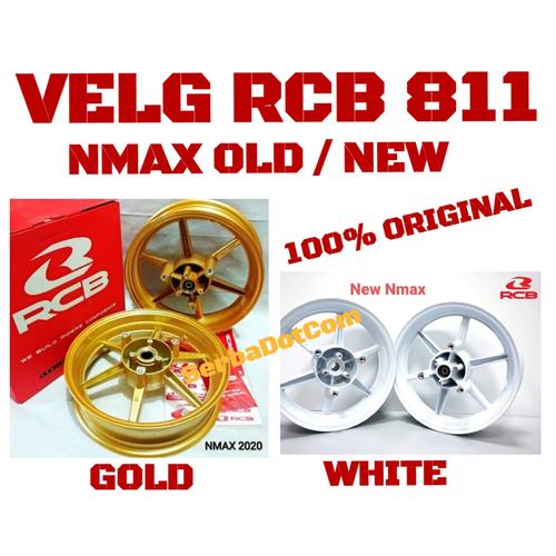 Jual VELG RCB RACING BOY NMAX OLD 811 GOLD ORIGINAL not rossi starmax ...