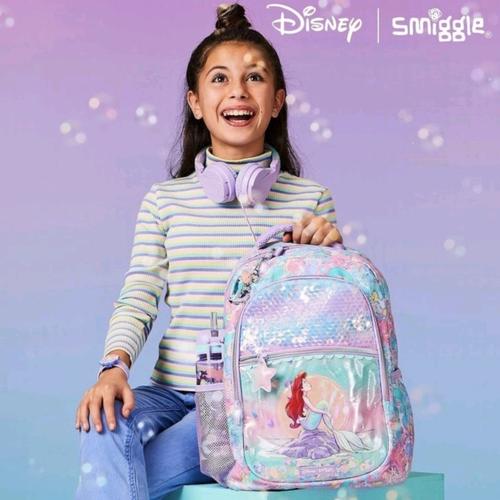 Jual Smiggle Disney Ariel Little Mermaid - Tas Ransel Anak - Backpack ...