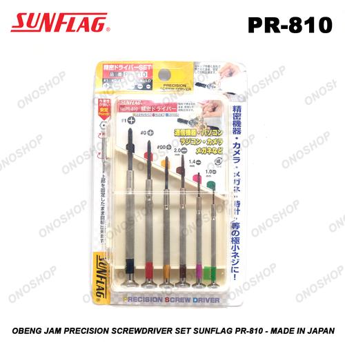 Jual Obeng Jam Precision Screwdriver Set Sunflag PR-810 Made in Japan ...