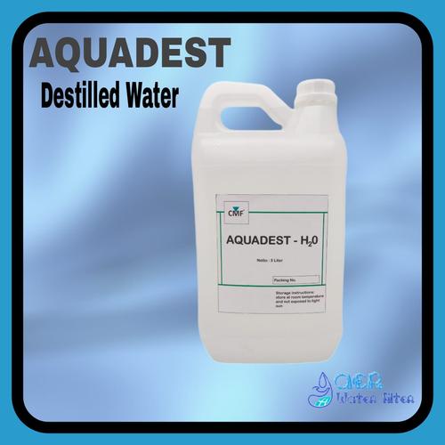 Jual Aquadest Distilled Water 5 Liter Air Suling / Aquades Akuades 5 L ...
