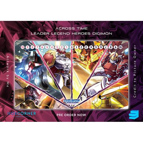 Jual Digimon Card Game "Legend Heroes" Playmat (Credit to Bandai ...