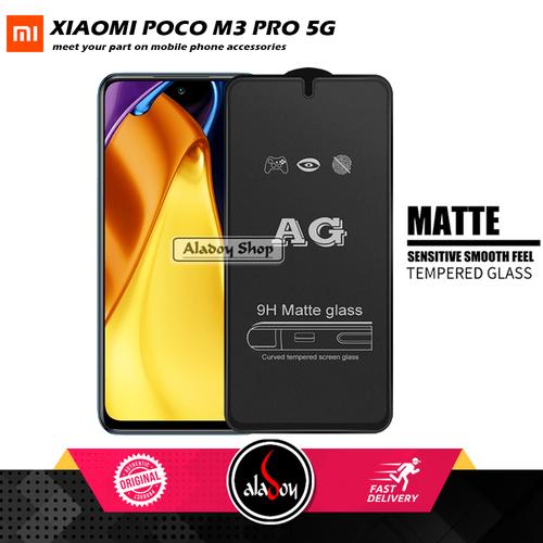 Jual Tempered Glass Xiaomi Poco M3 Pro 5G Anti Gores Full Matte Anti ...