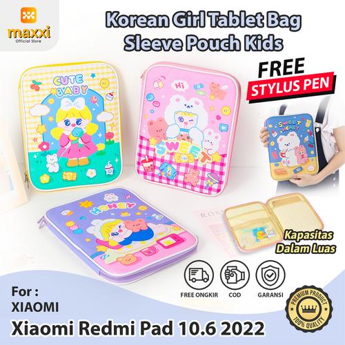 Jual Xiaomi Redmi Pad 10.6 2022 Tablet Bag Cover Korean Girl Casing ...