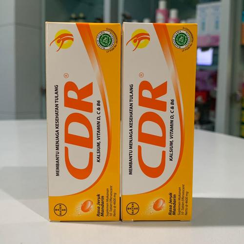 Jual CDR Rasa Jeruk isi 10, 15, 20 Tablet Effervescent - 10 tablet eff ...
