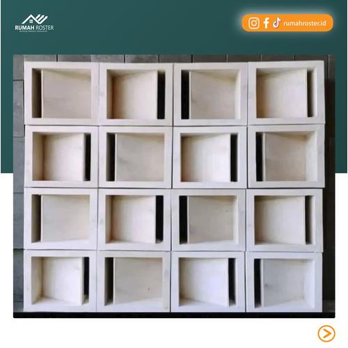 Jual ROSTER BETON PUTIH Nako /Roster Minimalis/Loster Beton/Lubang ...