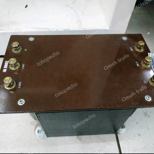 Jual trafo step down / up isolasi 5000 watt 380 440v / 110 220v ...