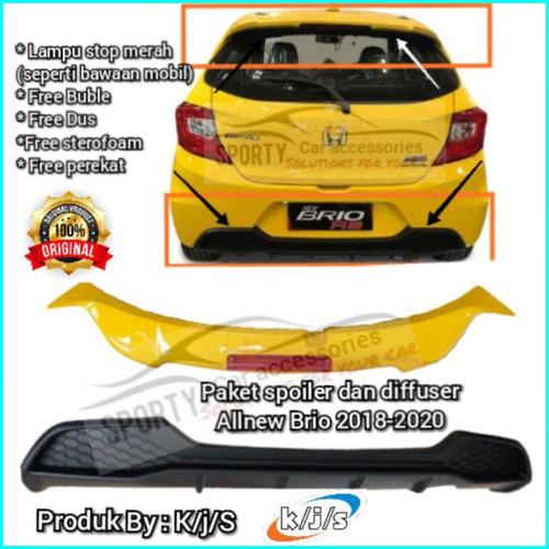 Jual Spoiler dan Diffuser allnew Brio 2018 -2022 - Jakarta Timur ...