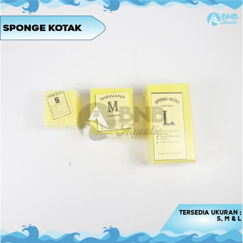 Jual Sponge Kotak Filter Media Busa Kuning Kotak Penutup Filter ...