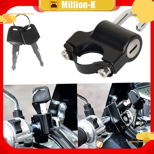 Jual Hitam Anti-Theft Kunci Kunci Pengaman Helm Untuk Stang Motor ...