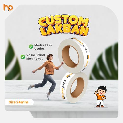 Jual Lakban Custom 24mm MOQ 2000roll - Kota Surabaya - harisproject ...