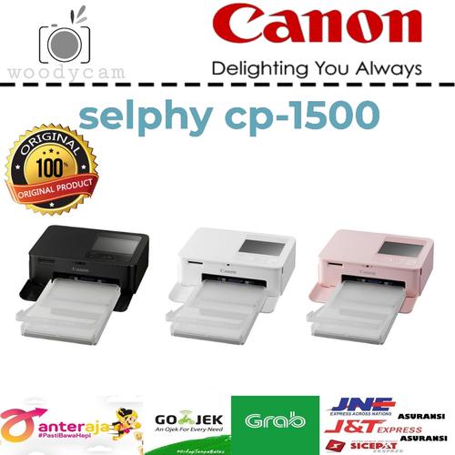 Jual Canon SELPHY CP1500 Compact Photo Printer wifi n usb-c - Hitam ...