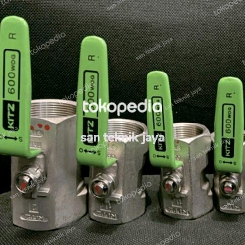 Jual ball valve kitz stainless 2" inch / stop kran kitz SS 316 600 WOG ...