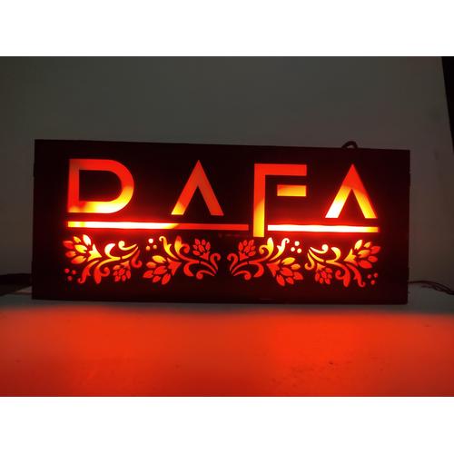 Jual neon box mini led/lampu dinding,tidur,kamar/lampu hias/papan nama ...