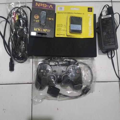 Jual ps2 slim seri 70xxx pakai flasdis 32 GB sudah terinstal game ps2 ...