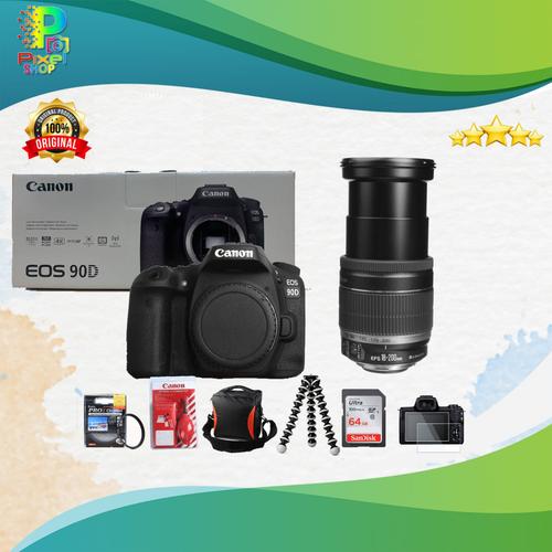 Jual CANON EOS 90D KIT 18-200MM IS / CANON 90D KIT 18-200MM IS - KAMERA ...