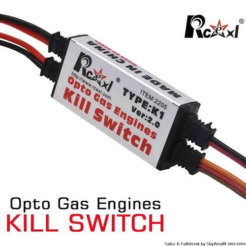 Jual Rcexl Opto Gas Engine Kill Switch V2 for RC Gasoline Airplane ...