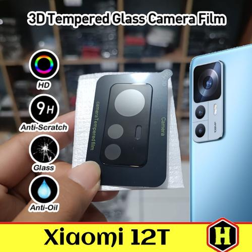 Jual Tempered Glass Camera XIAOMI 12T / 12T PRO Pelindung Camera Full Black - XIAOMI 12T ...