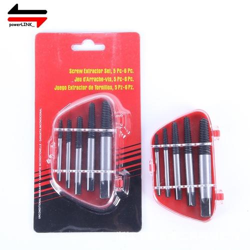Jual Tap Broken Wire Screw Extractor Pembuka Drat Baut Patah Set 5 pcs ...