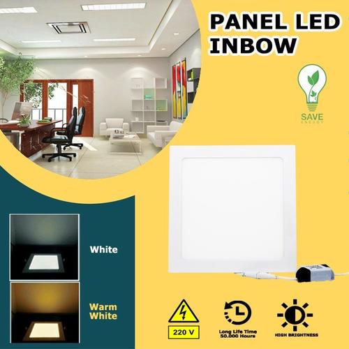 Jual Lampu Led Panel Light Downlight Putih Inbow Kotak 6W 12W 18W 24W ...