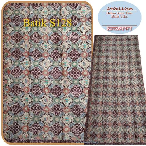 Jual Bahan Batik Sutra Asli Premium Batiksutra ATBM Twist Kain Sutera ...
