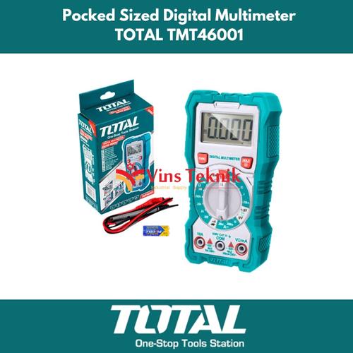 Jual TOTAL TMT46001 DIGITAL MULTIMETER MULTI TESTER Pocked Sized ...