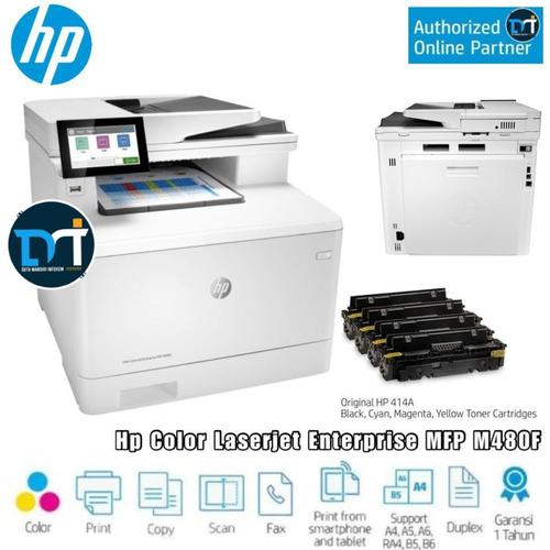 Promo HP Color LaserJet Enterprise MFP M480F - Print Scan Copy Fax ...