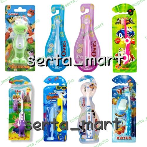 Jual Omica Sikat Gigi Karakter Anak - Omica Dino / Baby / Zigi / Bingo ...