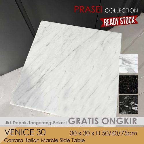 Jual VENICE 30 - Carrara Italian Marble Black Granite Table Meja Marmer ...