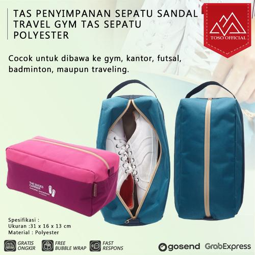 Jual TAS SEPATU OLAHRAGA PENYIMPANAN SEPATU SANDAL TRAVEL GYM BAG TAS ...