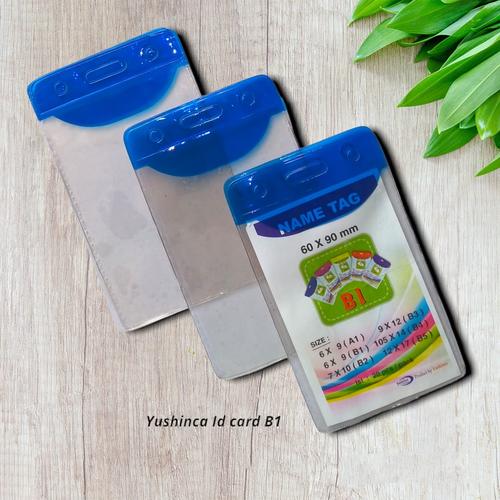 Jual NAME TAG ID CARD HOLDER WARNA PLASTIK KANTONG KARTU NAMA B1 - 1 ...