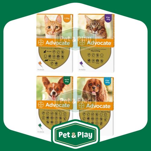 Jual Advocate Flea and Tick for Dogs & Cat - Small Cat - Kota Surabaya ...