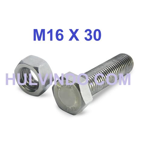 Jual BAUT MUR HEX STAINLESS STEEL 304 M16 X 30 - Kota Tangerang - Toko Aneka Guna Tangerang ...