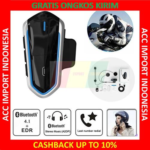 Jual Headset Bluetooth Helm Berkendara Rider Intercom FM Radio ...