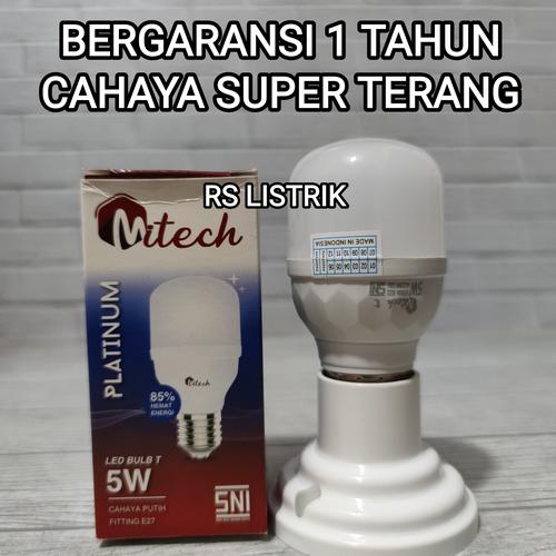 Jual MITECH PLATINUM LAMPU LED T BULB 5W CAPSULE SNI BERGARANSI - Kota ...
