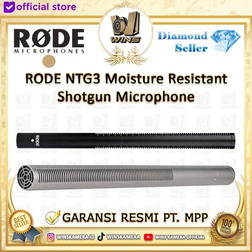 Promo RODE NTG3 Moisture Resistant Shotgun Microphone - Garansi Resmi ...