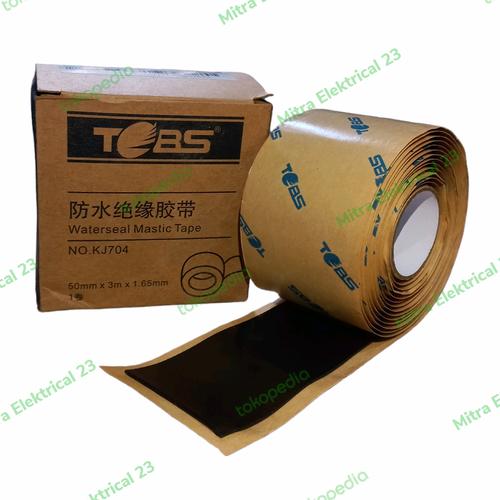 Jual Rubber Waterseal Mastic Tape Tebs KJ704 High Voltage 50mm × 3m 1 ...