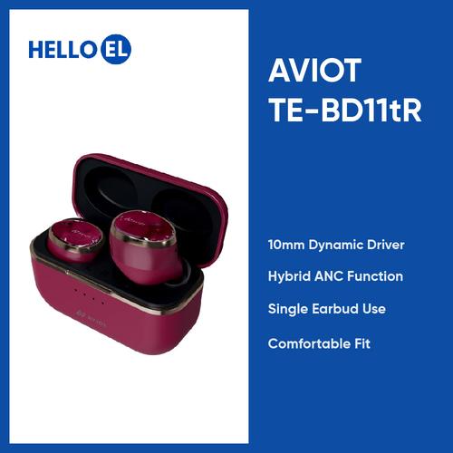 Jual AVIOT TE-BD11tR TE BD11tR Hybrid ANC IPX4 True Wireless Earbuds - Dark Rogue - Kota ...