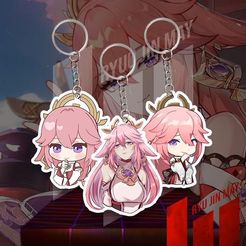 Jual Gantungan Kunci / Keychain / Gantungan HP - Genshin - Yae Miko ...