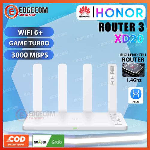Jual HUAWEI HONOR ROUTER 3 MESH Dual-Core WIFI 6+ 3000Mbps XD20 ...