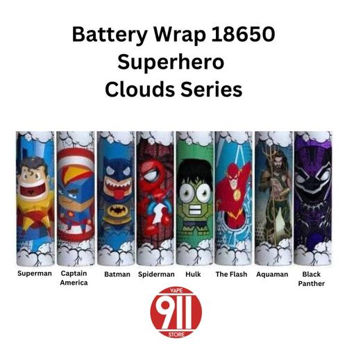 Jual Wrap 18650 - Superhero Clouds Series - SUPERMAN - Kota Bekasi ...