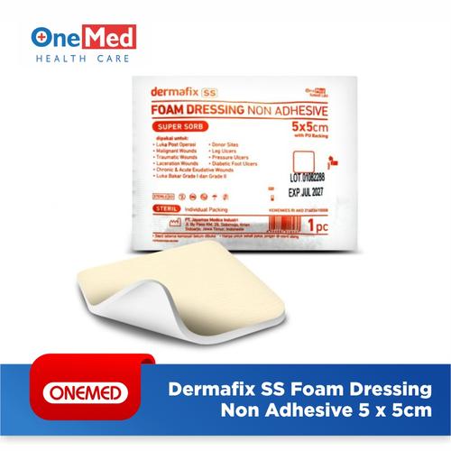 Jual Dermafix SS Foam Dressing 5 x 5cm OneMed 1 Pcs - Kota Surabaya ...