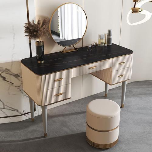 Jual Meja rias marmer hitam dengan kaca tanpa puk - maramer palsu - Kab ...