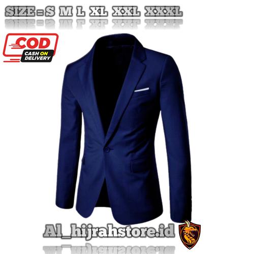 Jual Jas Formal Pria Jas Resmi Pria Jas Kerja 1IN1 - Cream, XXL - Kota ...