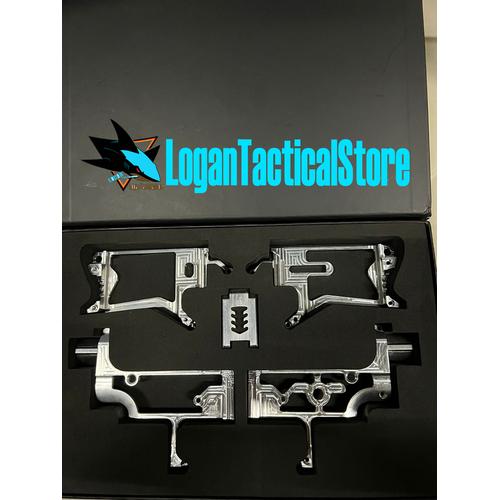 Jual Aztech inbivation skeletonized cnc complete receiver+ guard (Raw ...