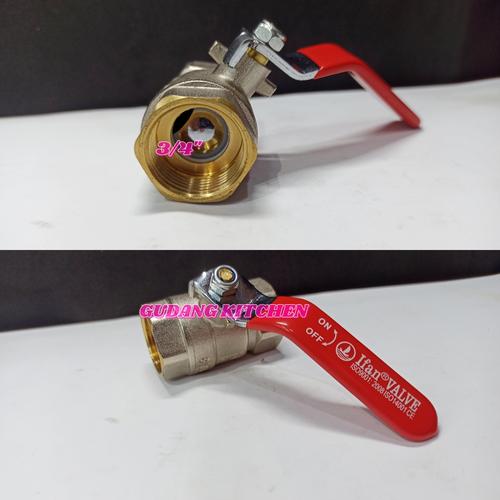 Jual Ball Valve Merk ifan 3/4"stop kran 3/4" kran air Gas - Jakarta ...